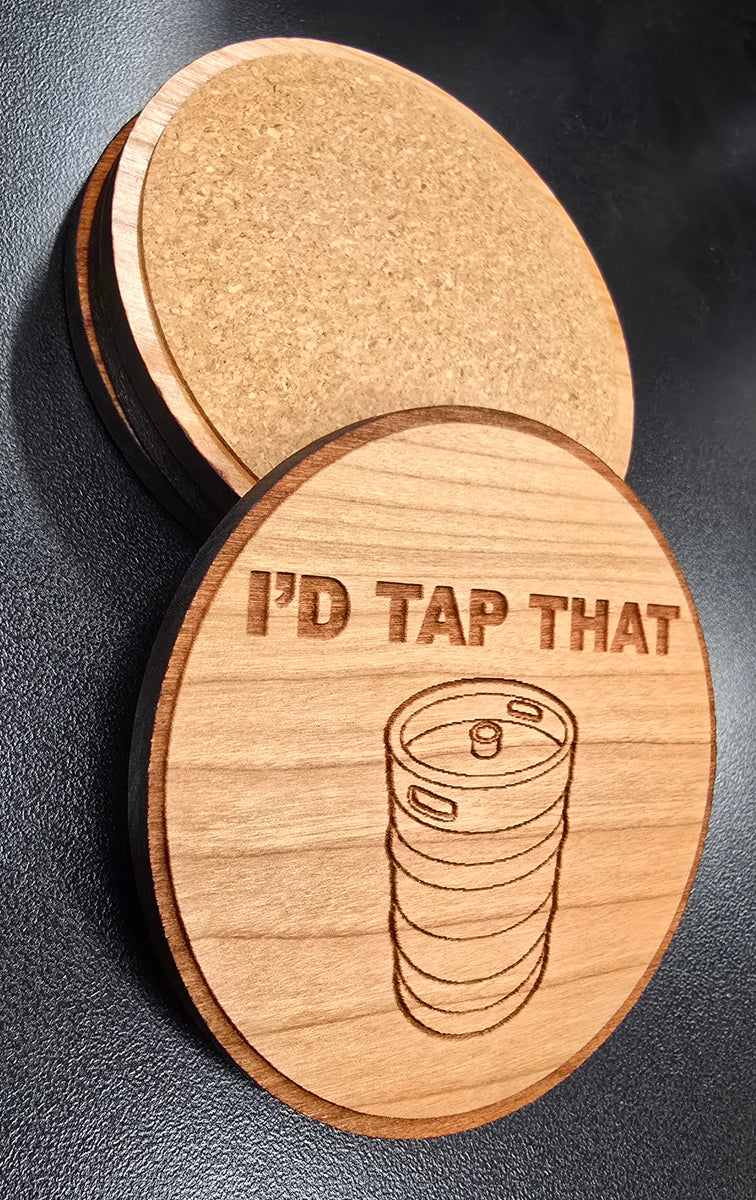 I'd Tap That Coaster Sets – American Grains LLC